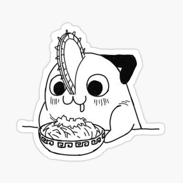 "Chainsaw Man. Crunchyroll" Sticker for Sale by BOZIID | Redbubble