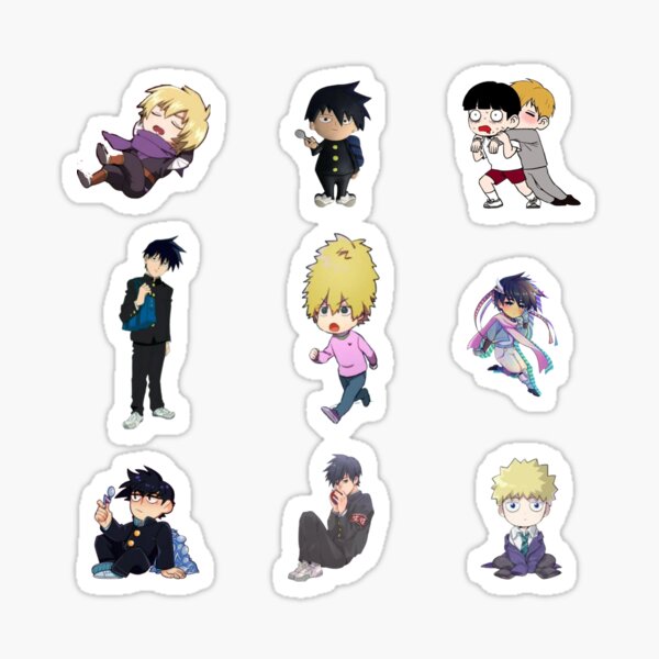 "[ Stickers pack ] Mob Psycho 100 season 2" Sticker for Sale by BSHA-o ...