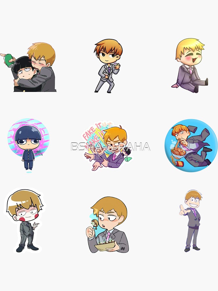 "[ Stickers pack ] Mob Psycho 100 season 2" Sticker for Sale by BSHA-o ...