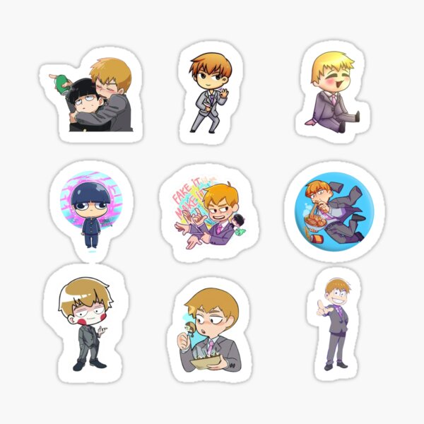 "[ Stickers pack ] Mob Psycho 100 season 2" Sticker for Sale by BSHA-o ...