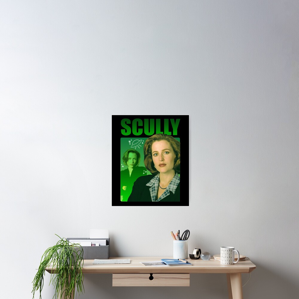 "Dana Scully The X Files Vintage Retro Design" Poster for Sale by ...