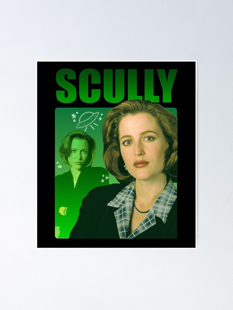 "Dana Scully The X Files Vintage Retro Design" Poster for Sale by ...