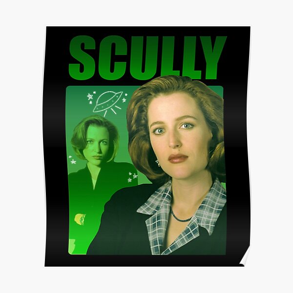 "Dana Scully The X Files Vintage Retro Design" Poster for Sale by ...