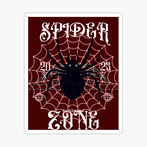 "Spider Zone" Sticker for Sale by Creativeart10 | Redbubble
