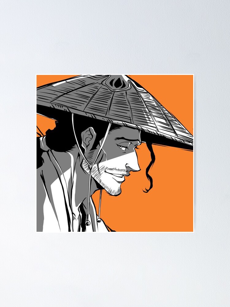 "Shunsui Kyōraku" Poster for Sale by TATAKAEE | Redbubble
