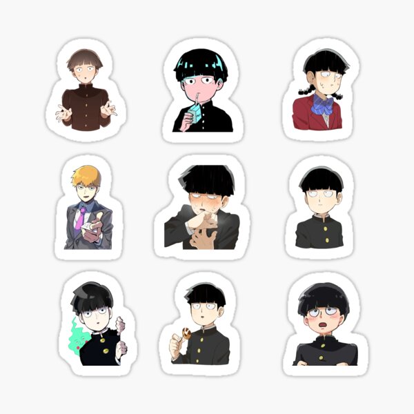 "[ Stickers pack ] Mob Psycho 100 season 2" Sticker for Sale by BSHA-o ...