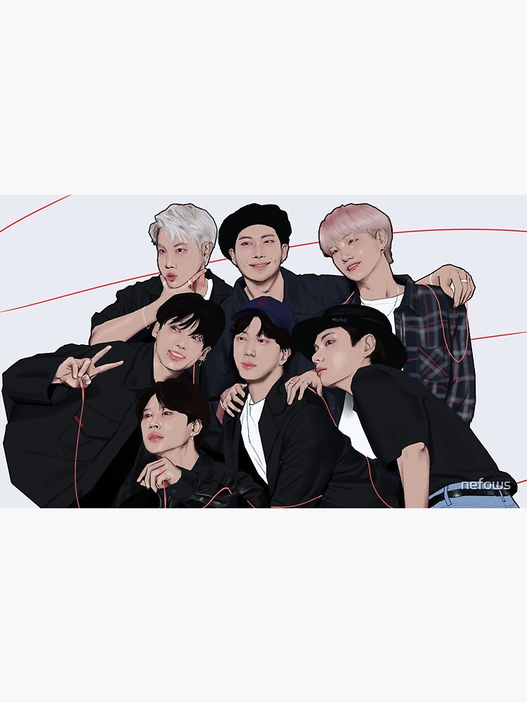"ot7 line of fate" Sticker for Sale by nefows | Redbubble