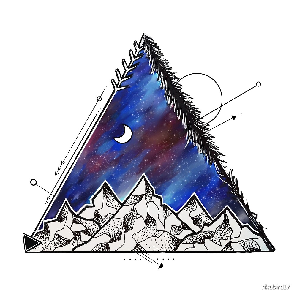 "Triangle Aesthetic" by rikabird17 | Redbubble