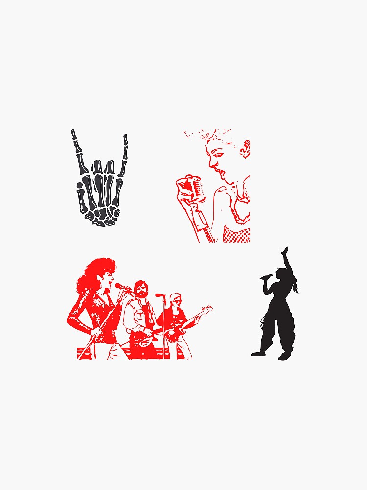"Women Rock art pack" Sticker for Sale by CinderPress | Redbubble