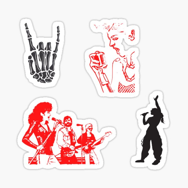 "Women Rock art pack" Sticker for Sale by CinderPress | Redbubble