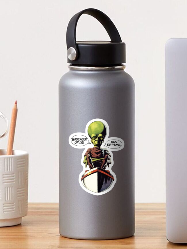 "The Mekon from Dan Dare" Sticker for Sale by sibso | Redbubble