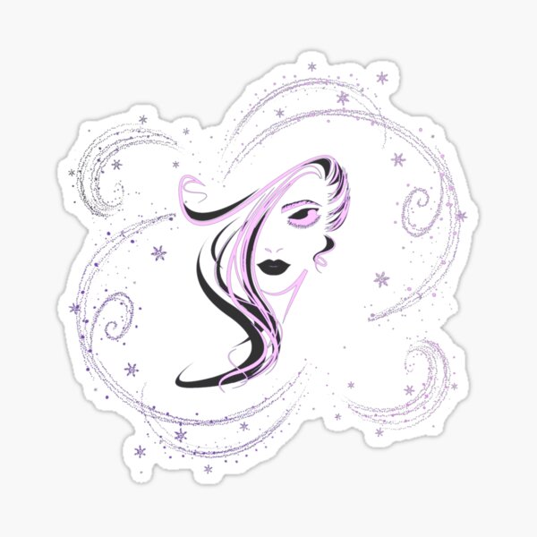 "magical girl" Sticker for Sale by aminaZAIOU | Redbubble