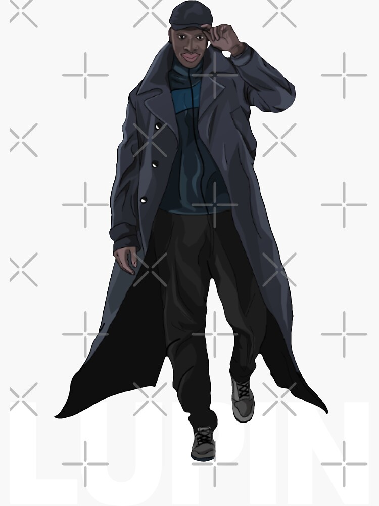 "Lupin - Netflix series" Sticker for Sale by samer11 | Redbubble