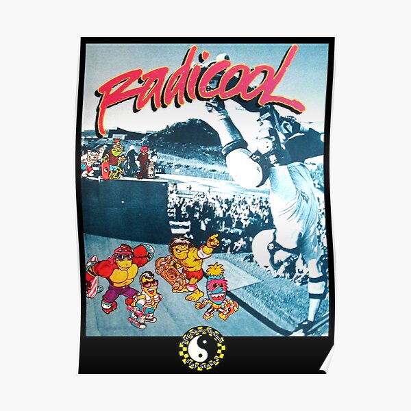 "Retro Radicool" Poster for Sale by SoCalKid | Redbubble