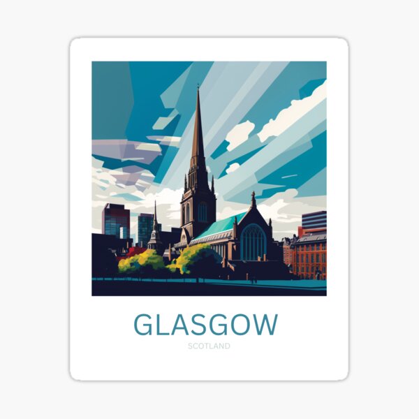 "Glasgow, Scotland" Sticker for Sale by andreipopescu | Redbubble