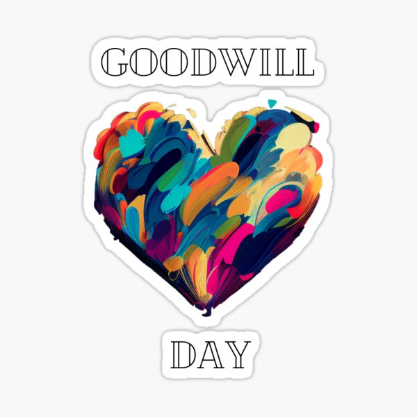"Goodwill Day" Sticker for Sale by schizarty | Redbubble