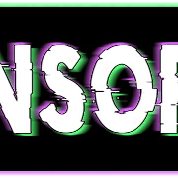 "Censored Bar Glitched" Sticker for Sale by AnvilArtCo | Redbubble