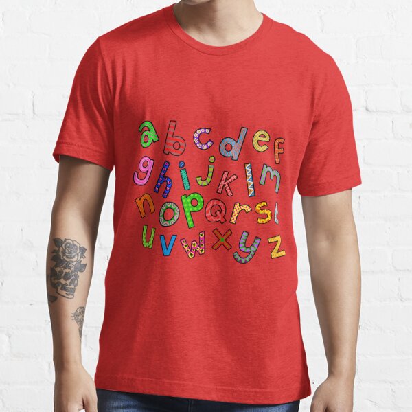 "Hand Drawn Letters of the Alphabet" T-shirt for Sale by Prawny ...