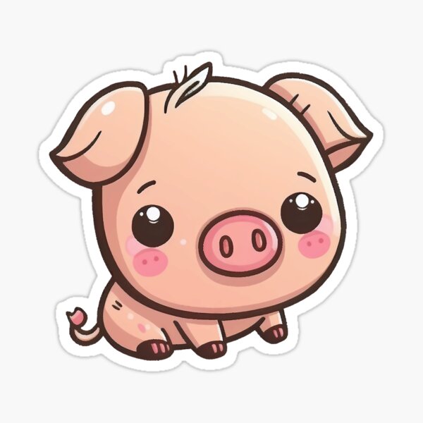 "Adorable little baby pig" Sticker for Sale by CutePlanetEarth | Redbubble