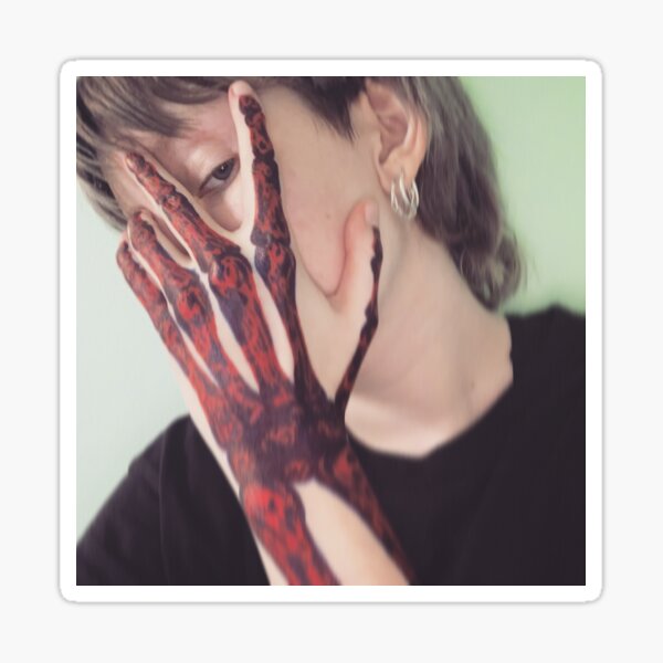 "Skeleton Girl Blurry" Sticker for Sale by SOSIllustration | Redbubble