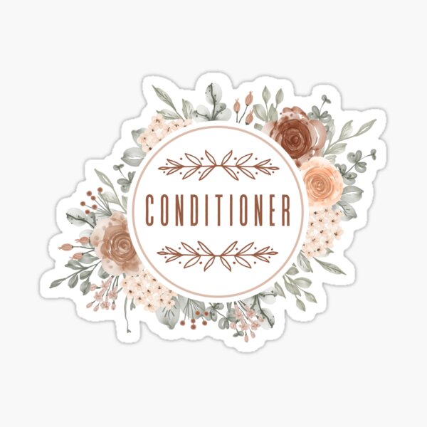 "Conditioner Label" Sticker for Sale by HopefulFlower | Redbubble