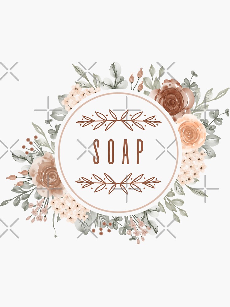 "Soap Label" Sticker for Sale by HopefulFlower | Redbubble
