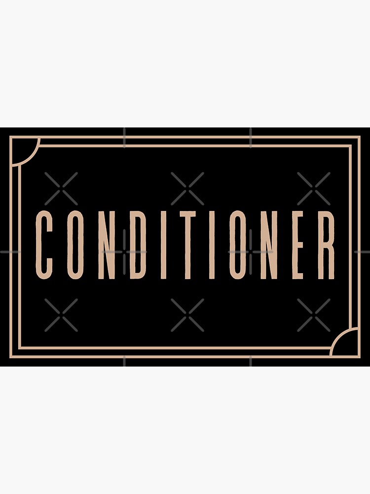 "Rectangular Conditioner Label" Sticker for Sale by HopefulFlower ...