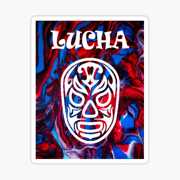 "Lucha " Sticker for Sale by ctoph22282 | Redbubble