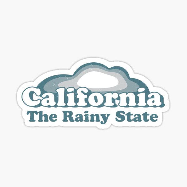 "California Rainy State Vintage 2022 - 2023 Atmospheric Storm Rain Snow ...