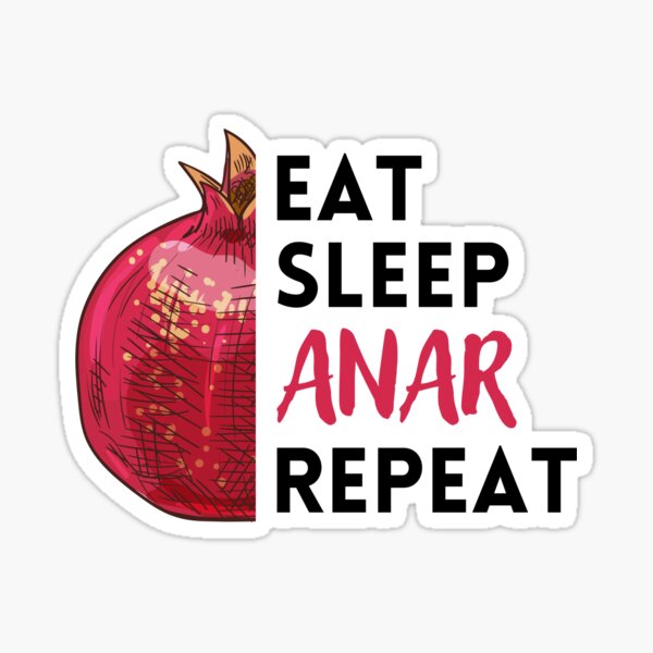 "Anar - Persian (iranian) art" Sticker for Sale by Elbenj | Redbubble