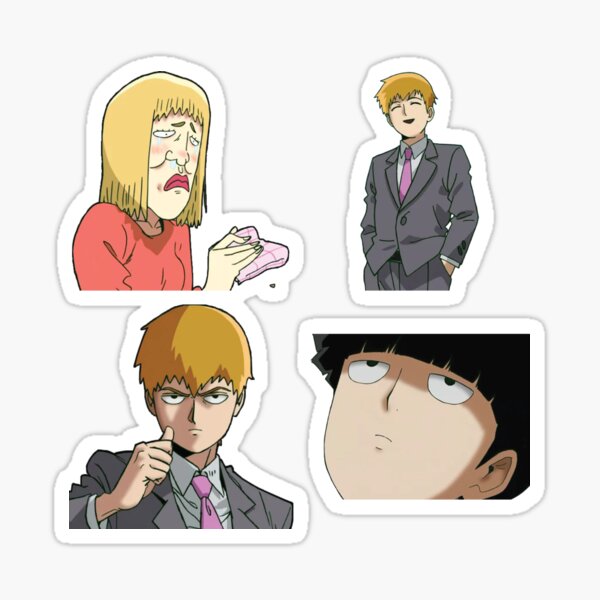 "[ SALE ] Mob Psycho 100 Stickers 27" Sticker for Sale by Mulloyn ...