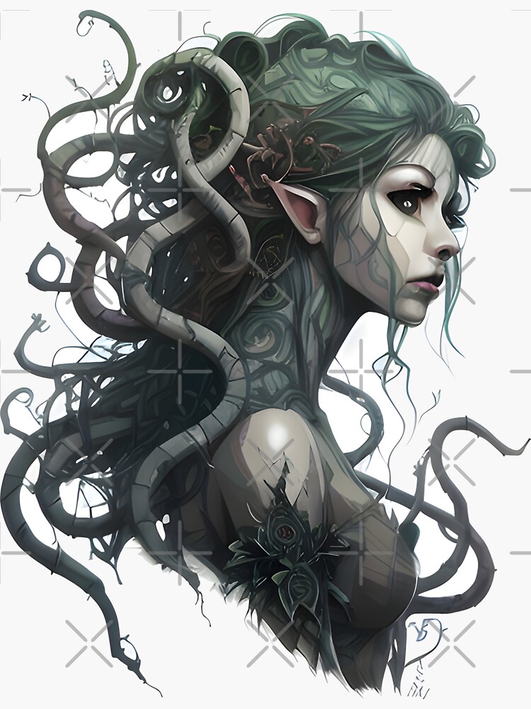 "Kaylessa The Wood Elf" Sticker for Sale by AnvilArtCo | Redbubble