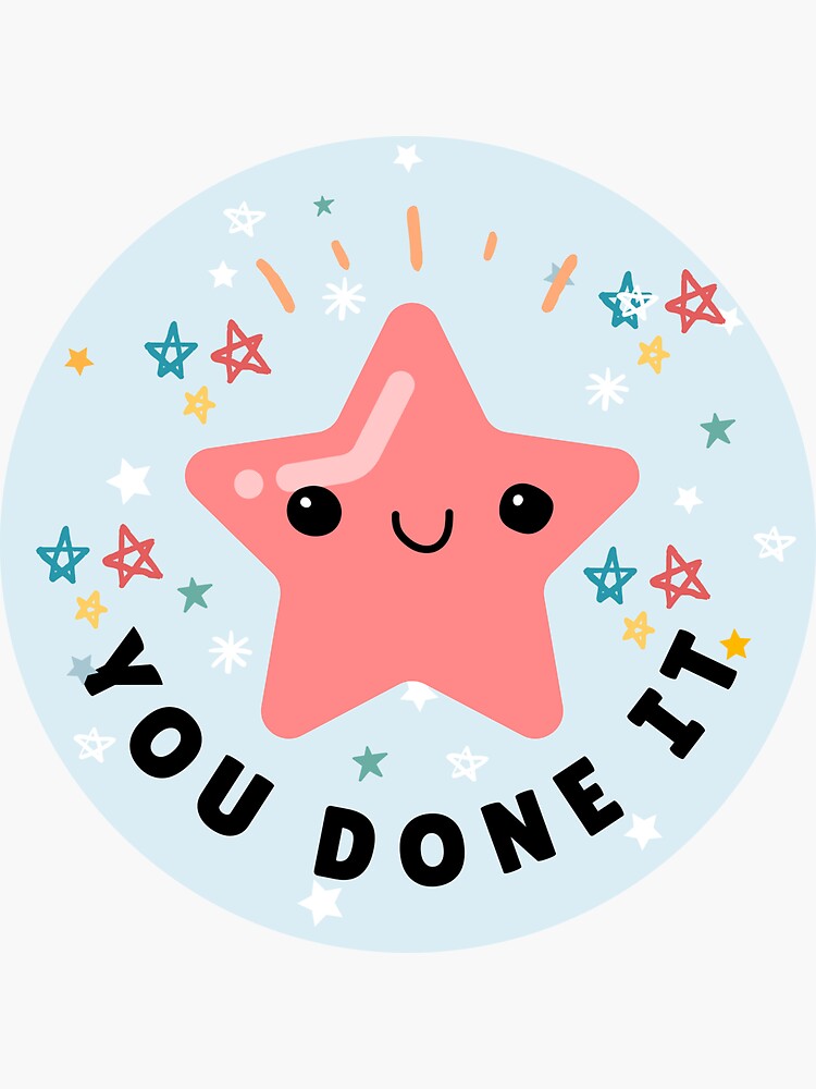 "You Done It Star" Sticker for Sale by BufoandRosie | Redbubble