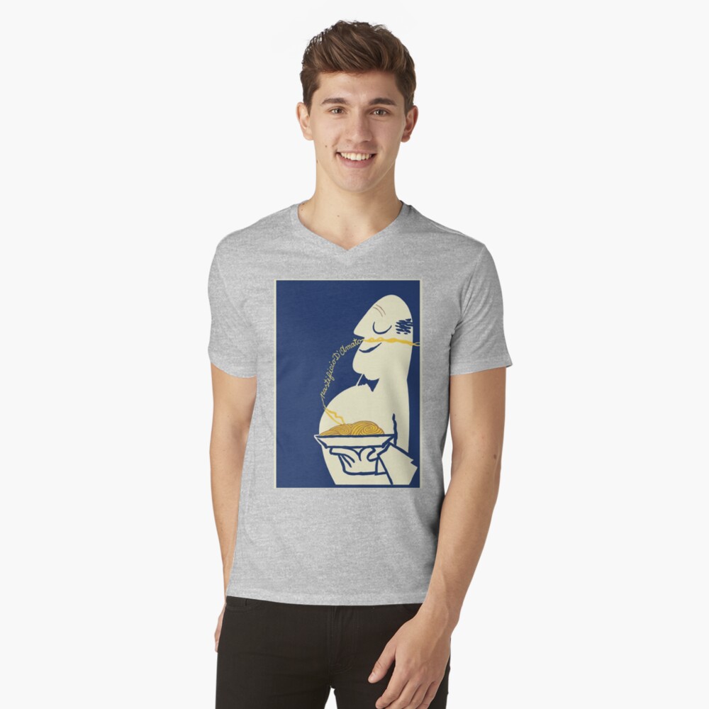 "Vintage Italian Pasta Poster Whimsical Food Art Italy" Poster for Sale ...