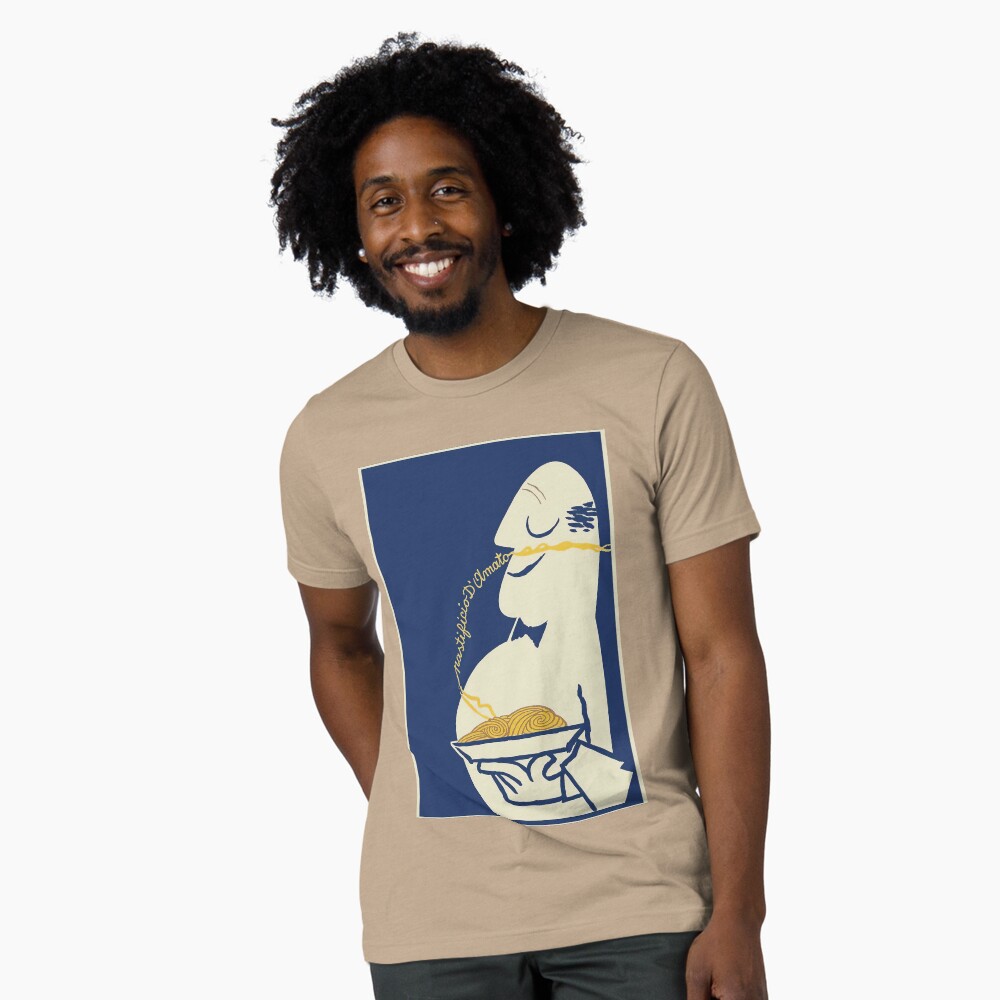 "Vintage Italian Pasta Poster Whimsical Food Art Italy" Poster for Sale ...