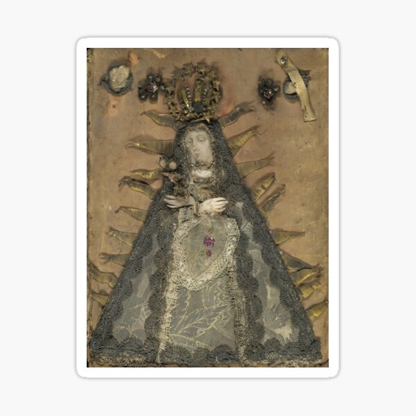 "Madonna, Queen Mother Mary" Sticker for Sale by DevoidDevout | Redbubble