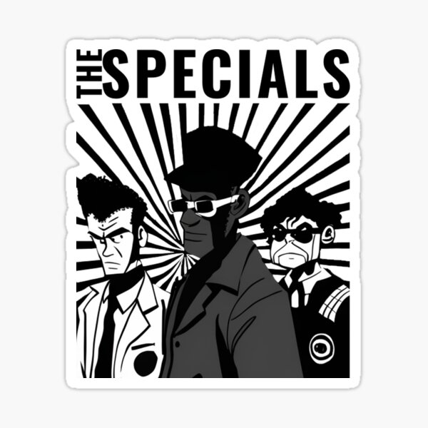 "The Special AKA: A Retro Rockin' Design" Sticker for Sale by Kamal ...