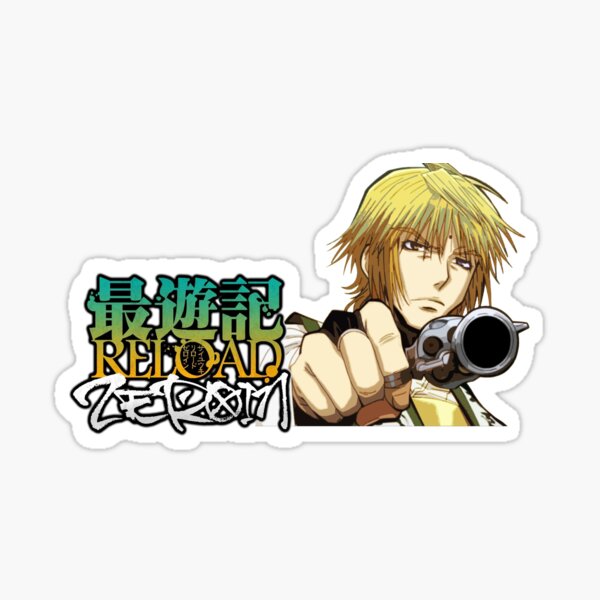 "Genjo Sanzo of Saiyuki Reload" Sticker for Sale by Animeager | Redbubble
