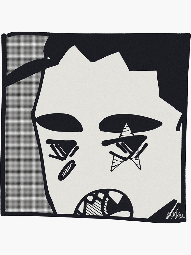 "Shima Profile Picture Stickers" Sticker for Sale by Kacklag | Redbubble