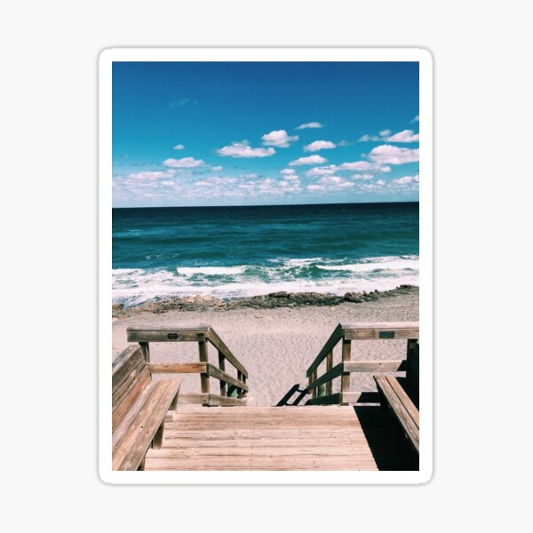 "Beach Photograph" Sticker for Sale by mel12336 | Redbubble