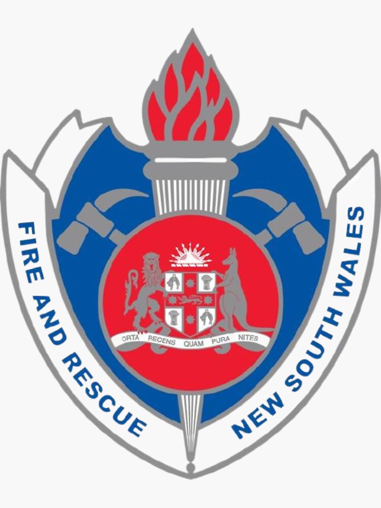 "Fire NSW - Fire and Rescue New South Wales " Sticker for Sale by ...