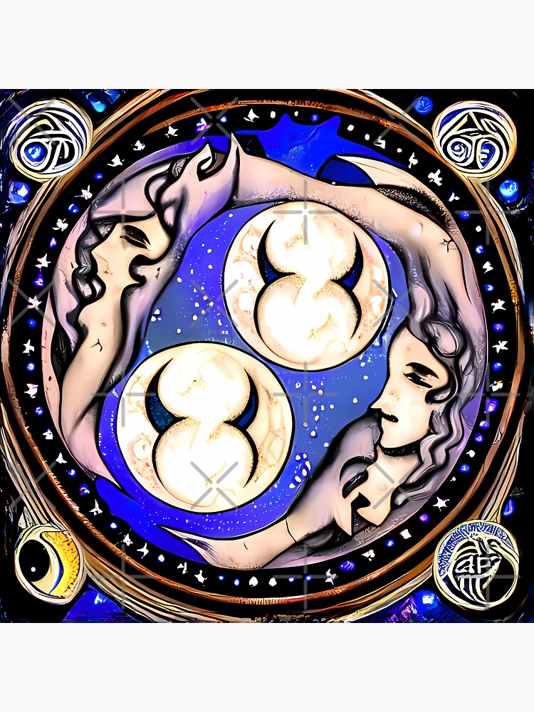 "Celestial moons goddess" Sticker for Sale by BigBrainArtwork | Redbubble