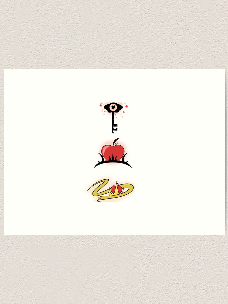 "The Three royalty’s Hazbin hotel logos/symbols" Art Print for Sale by ...