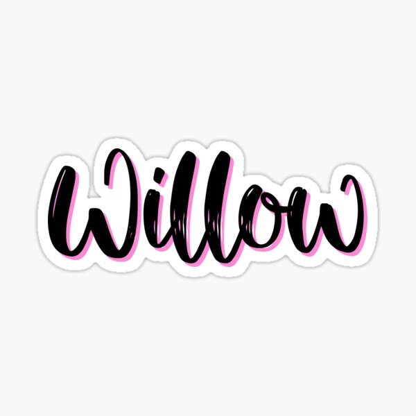 "Willow" Sticker for Sale by A-Personalised | Redbubble