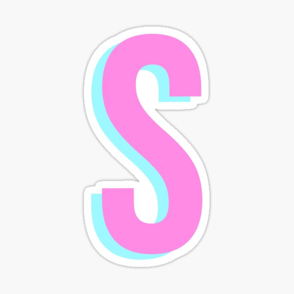"Preppy Monogram Letter" Sticker for Sale by Sophiet8 | Redbubble