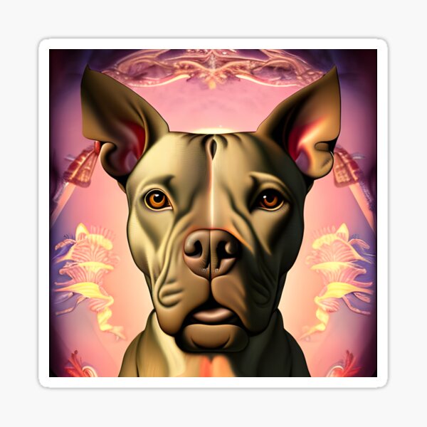 "Cute American Staffordshire Terrier - Staffy Puppy" Sticker for Sale ...