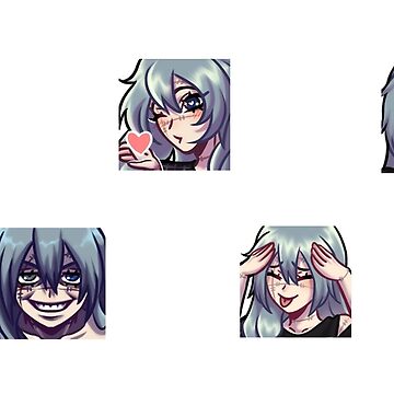 "Mahito Emote" Sticker for Sale by RedCallisto | Redbubble