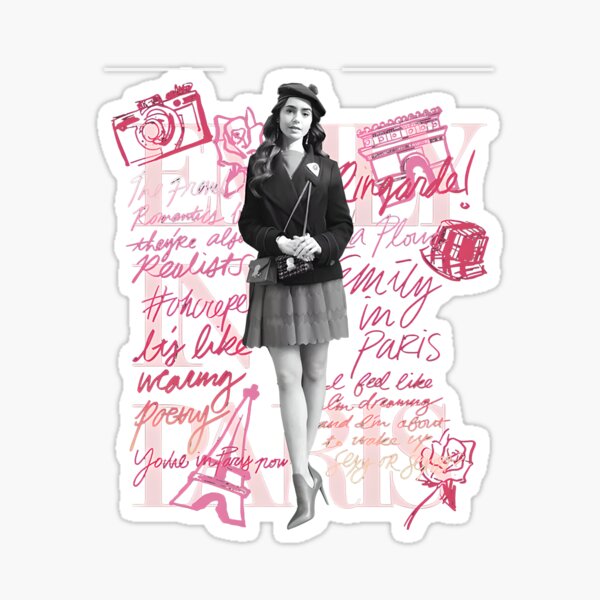 "Emily in Paris" Sticker for Sale by justbener | Redbubble