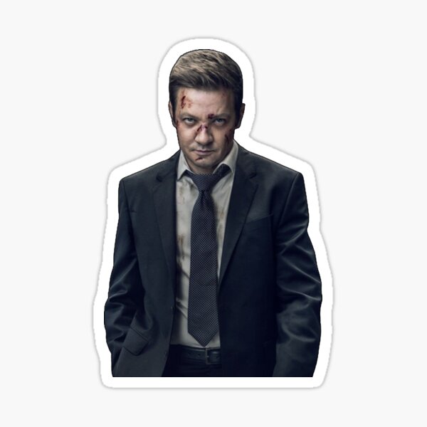 " Jeremy Renner" Sticker for Sale by Mikalozan | Redbubble