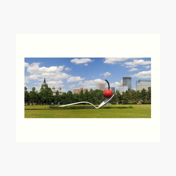 "Minneapolis, Minnesota spoon and cherry sculpture" Art Print by ...